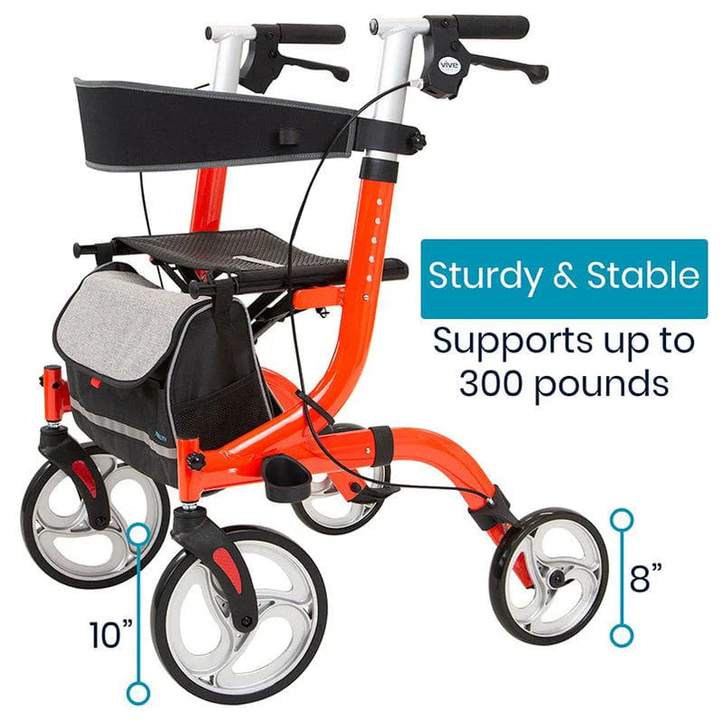 Vive Mobility Everglide Rollator – Reliant Medical Solutions
